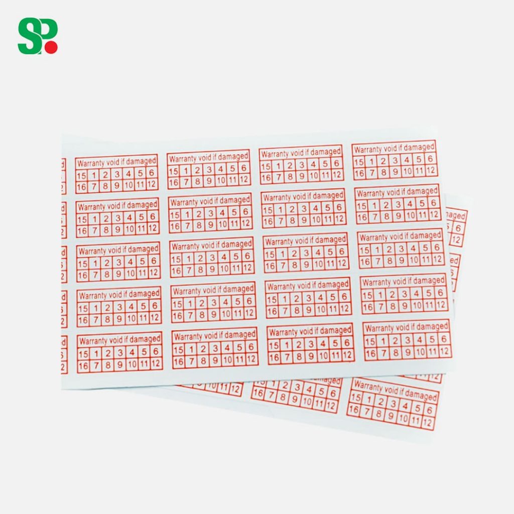 Security & Warranty Sticker – Splendid Printing Sdn Bhd
